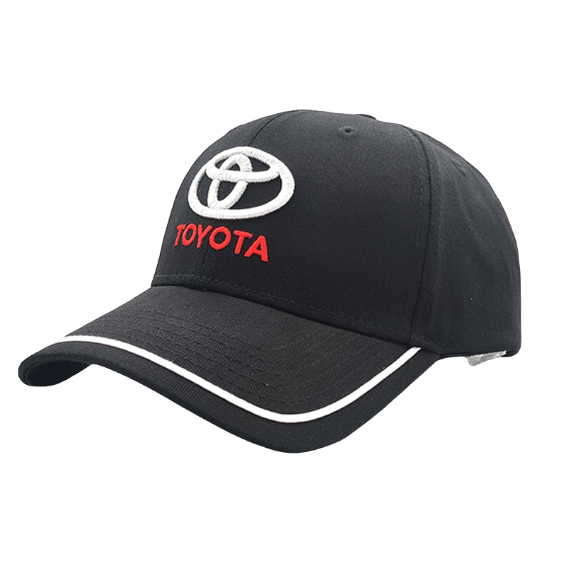 TOYOTA Racing Cap Black Adjustable Hat - CAPSY HATS