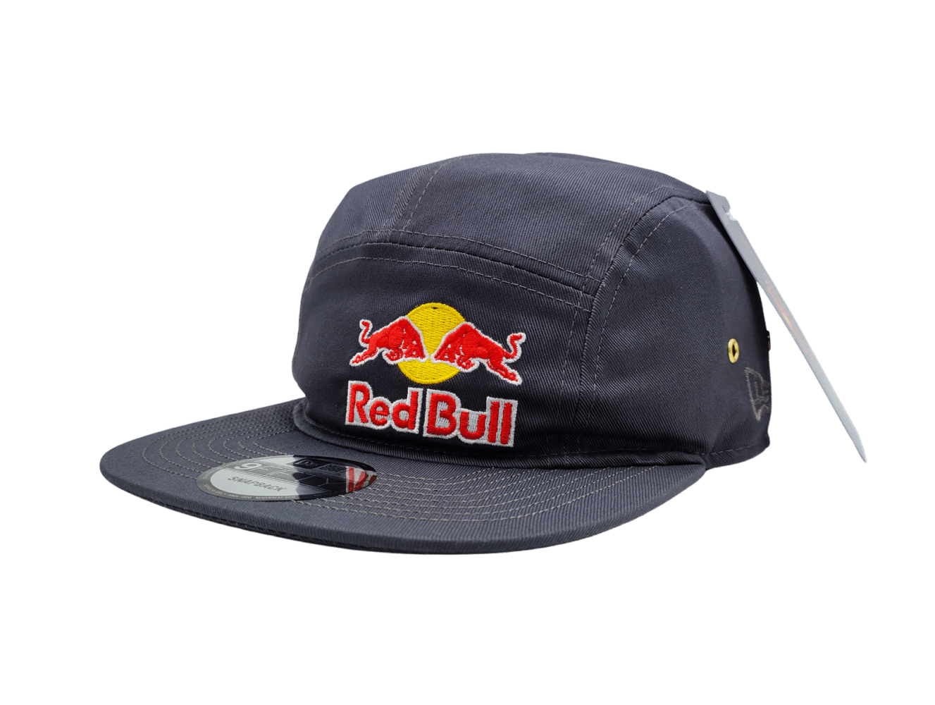 Red Bull Cap 5 Panel NEW ERA Charcoal Gray - CAPSY HATS